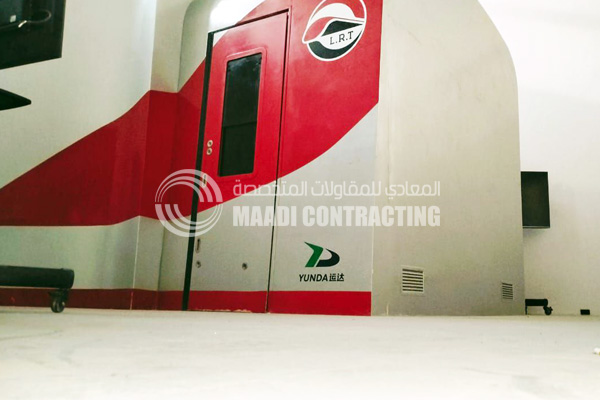 LRT Train Project -Simulation rooms | Maadi Specialized Contracting Company